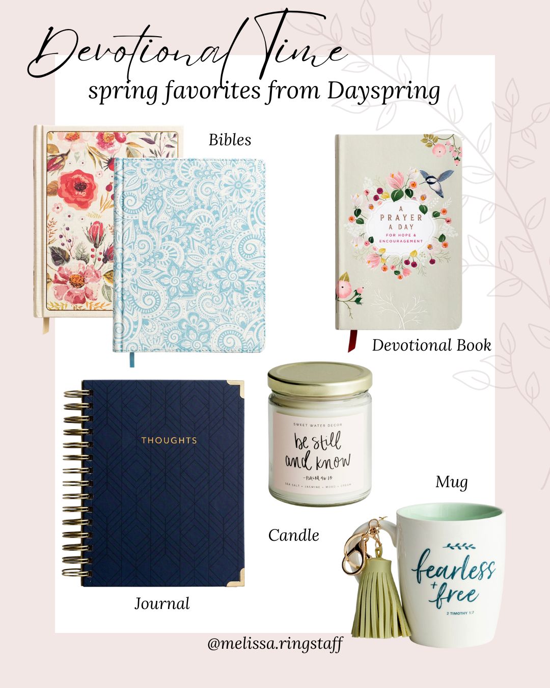My Favorite Spring Devotional Time Accessories from Dayspring