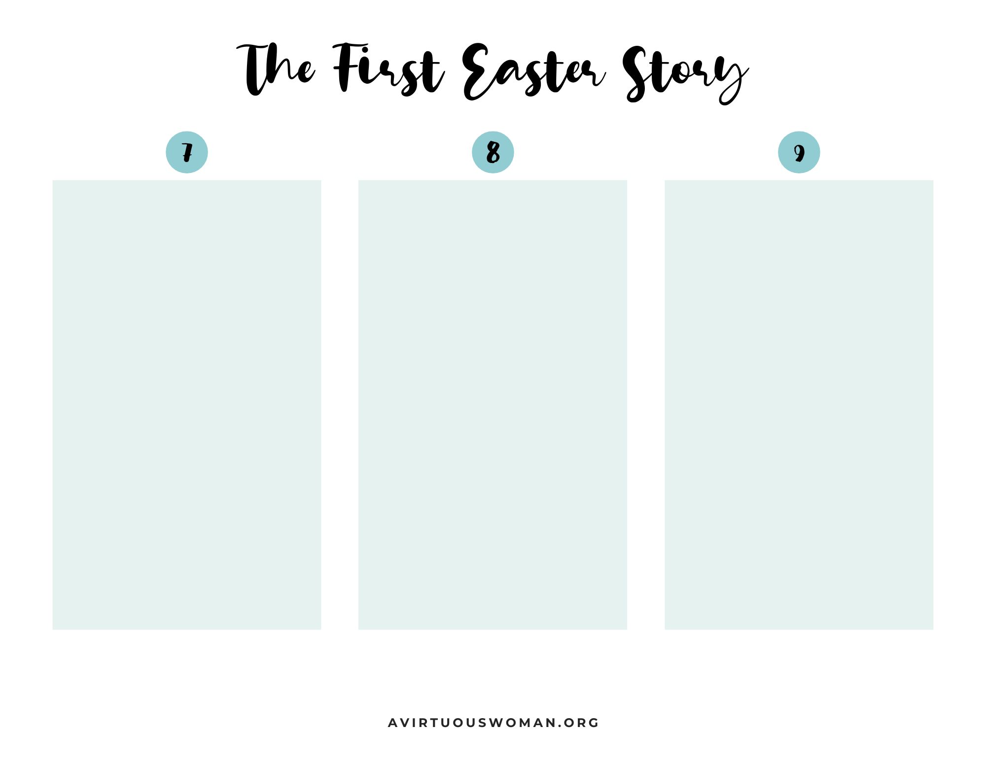 How to Teach Children the Easter Story + Printable Story Cards