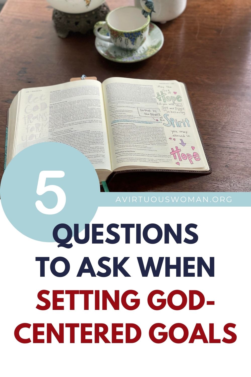 Setting God-Centered Goals for the New Year - A Virtuous Woman